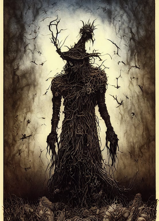 Evil Scarecrow Art