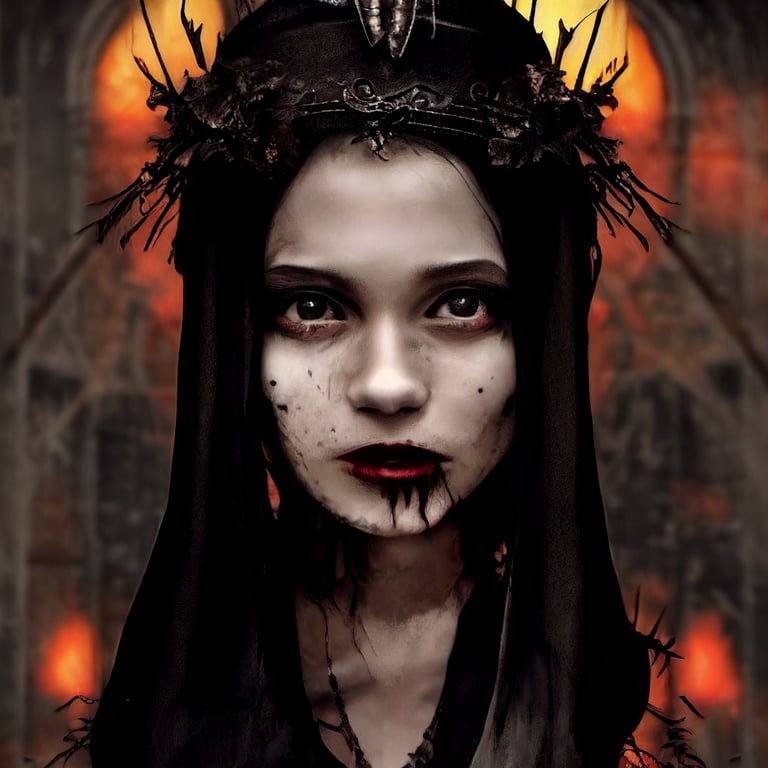 Female Vampire Halloween Makeup