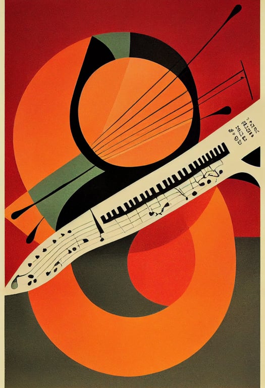 Art Deco Music Poster