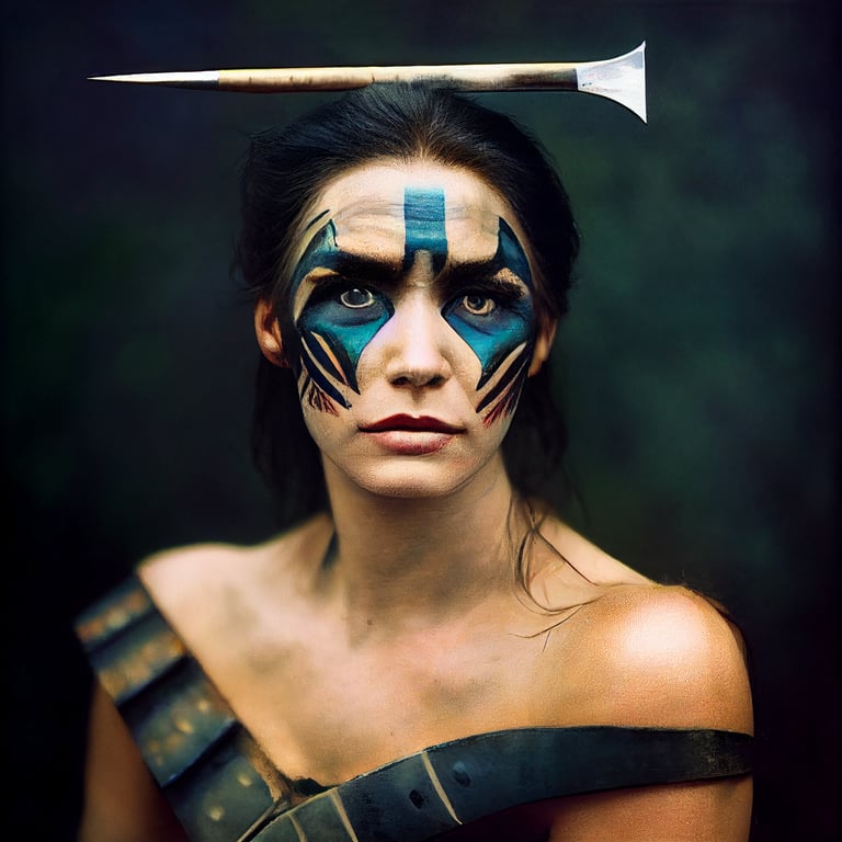 Native American War Paint Women