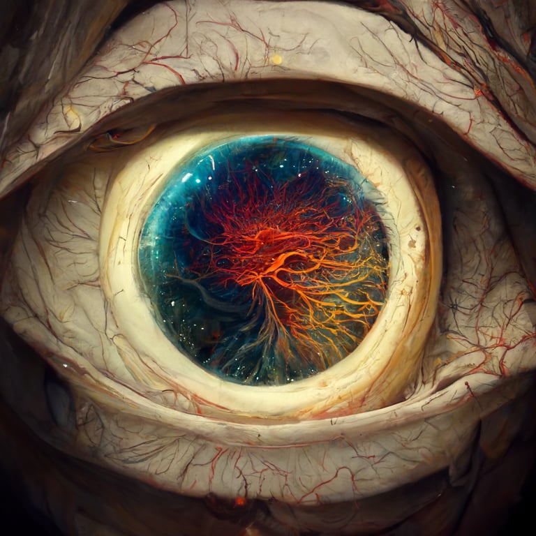Inside Real Human Eye Ball