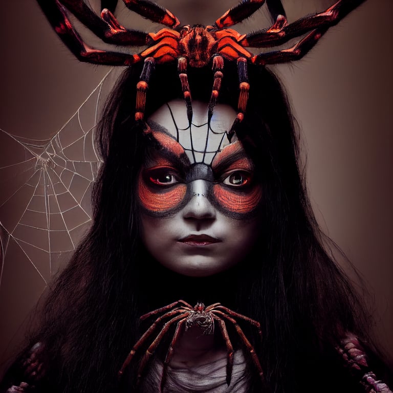 Spider Queen Costume Makeup - Mugeek Vidalondon