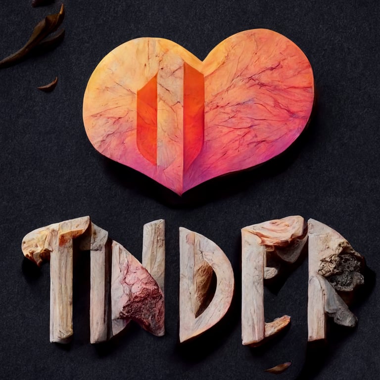 prompthunt: Tinder Logo. 8k. HD. octane render.