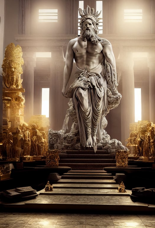 Zeus Statue Wallpaper