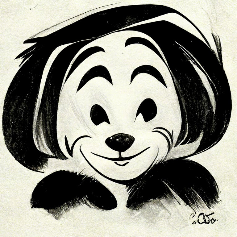 Old Cartoon Characters Sketches