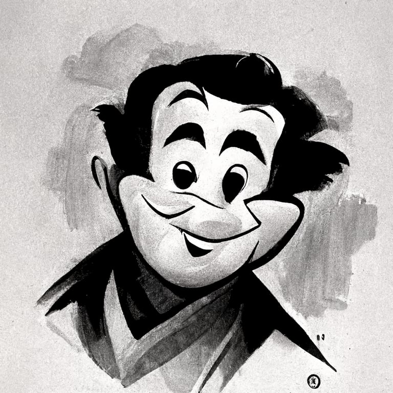 Old Cartoon Characters Sketches