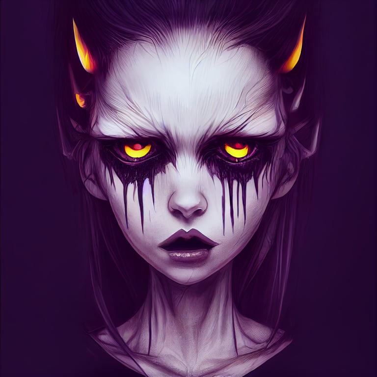 Evil Anime Vampire