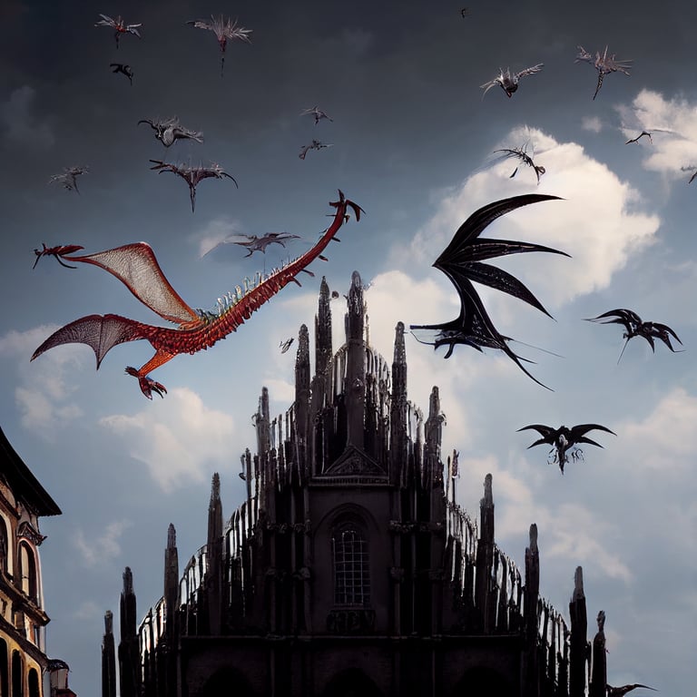 Air Dragons Wallpaper