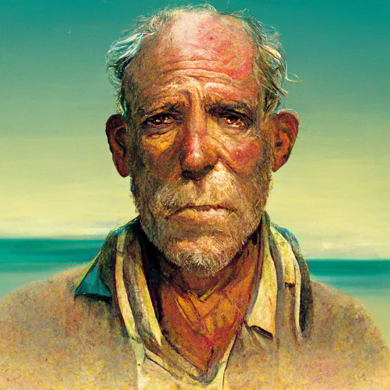 Old Man Face Wrinkles