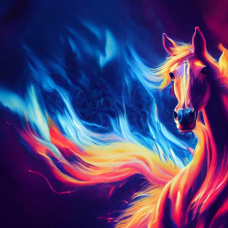 Nightmare Horse Wallpaper