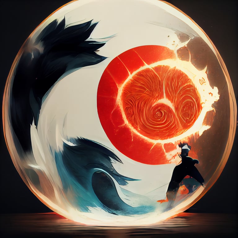 Red Rasengan Wallpaper