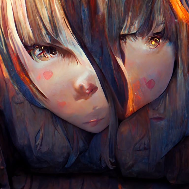 Anime Angry Face Side View