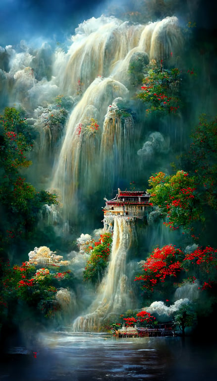 Asian Waterfall
