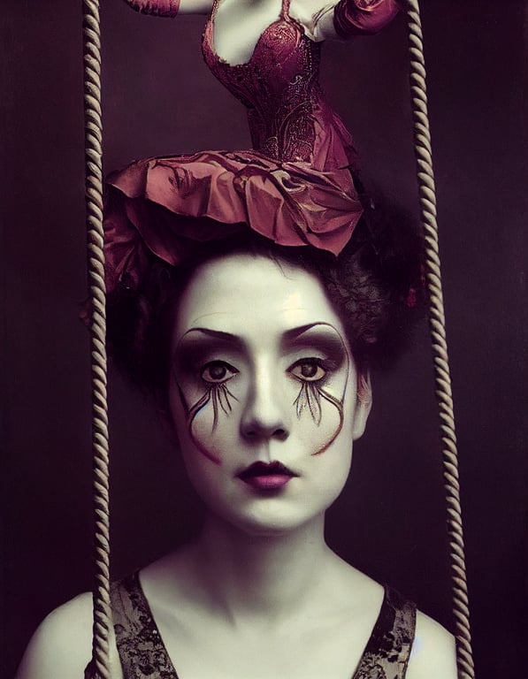 Vintage Circus Makeup