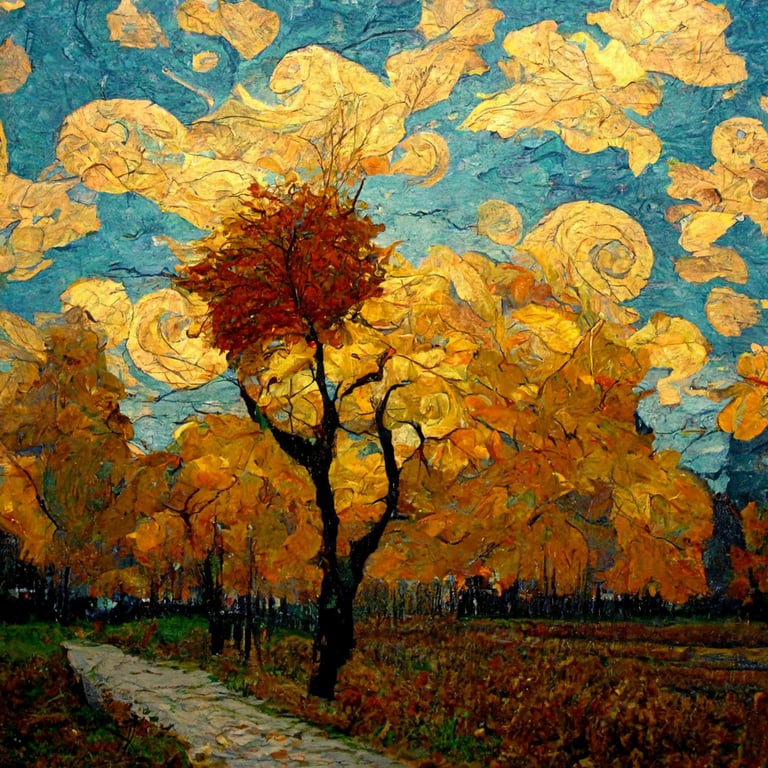 Autumn Paintings Van Gogh