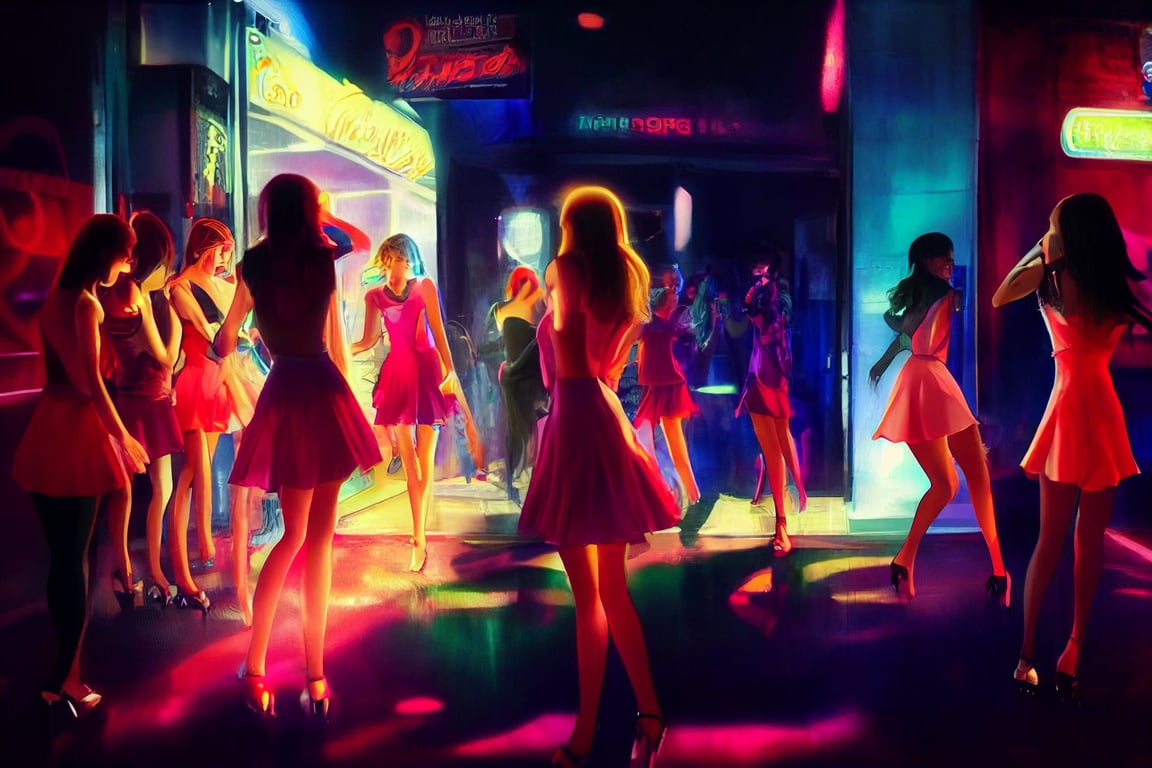Night Clubs Dance Girls