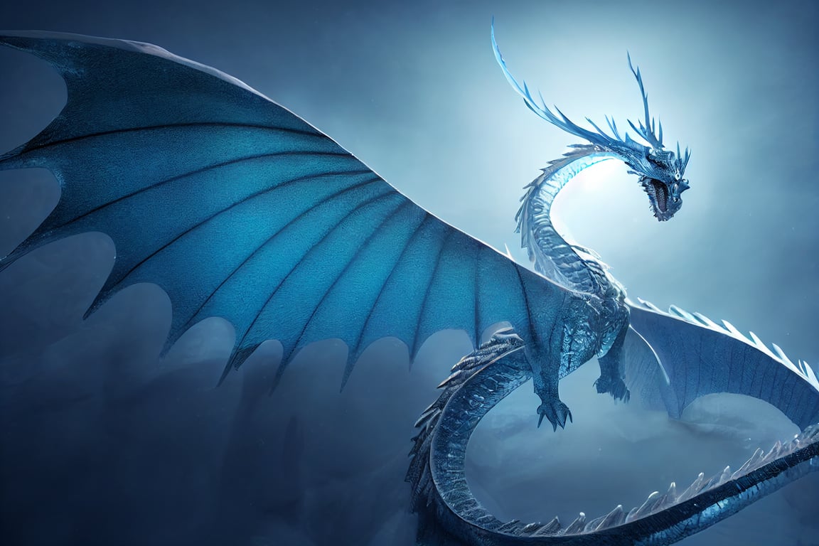 Flying Ice Dragon