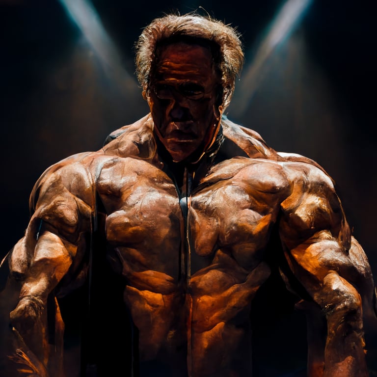 Arnold Schwarzenegger Berühmte Pose