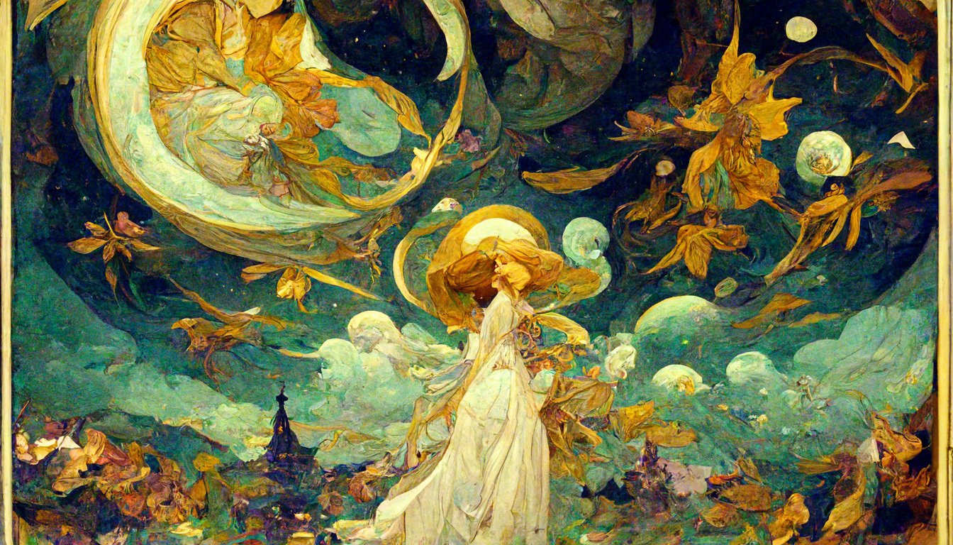 Art Nouveau Oil Paintings