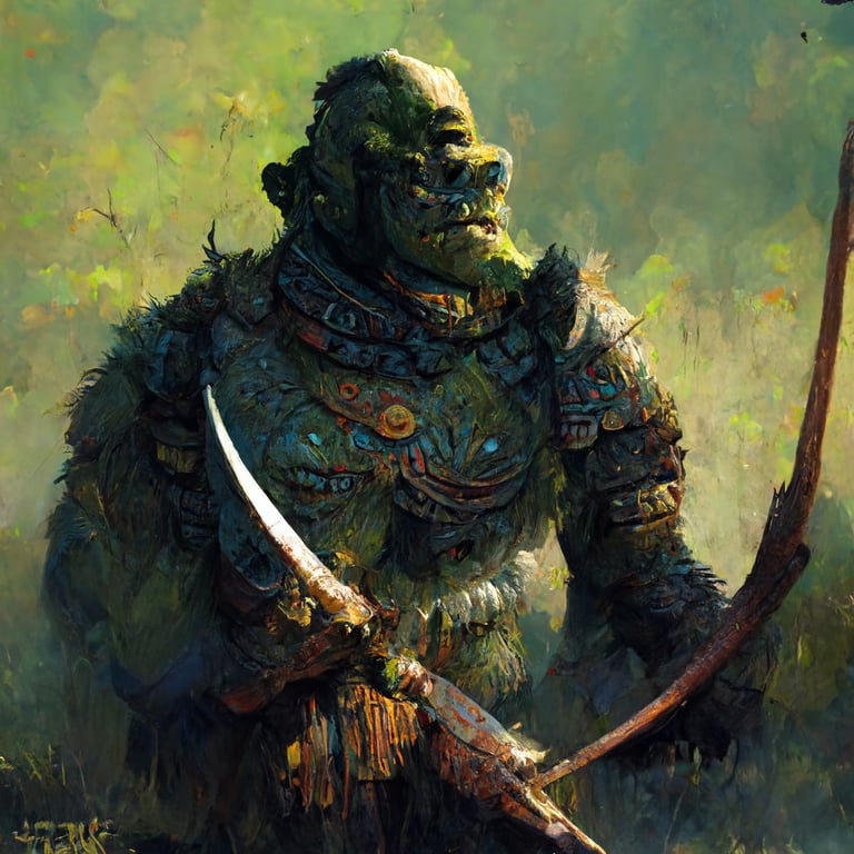 Orc Warrior Concept Art