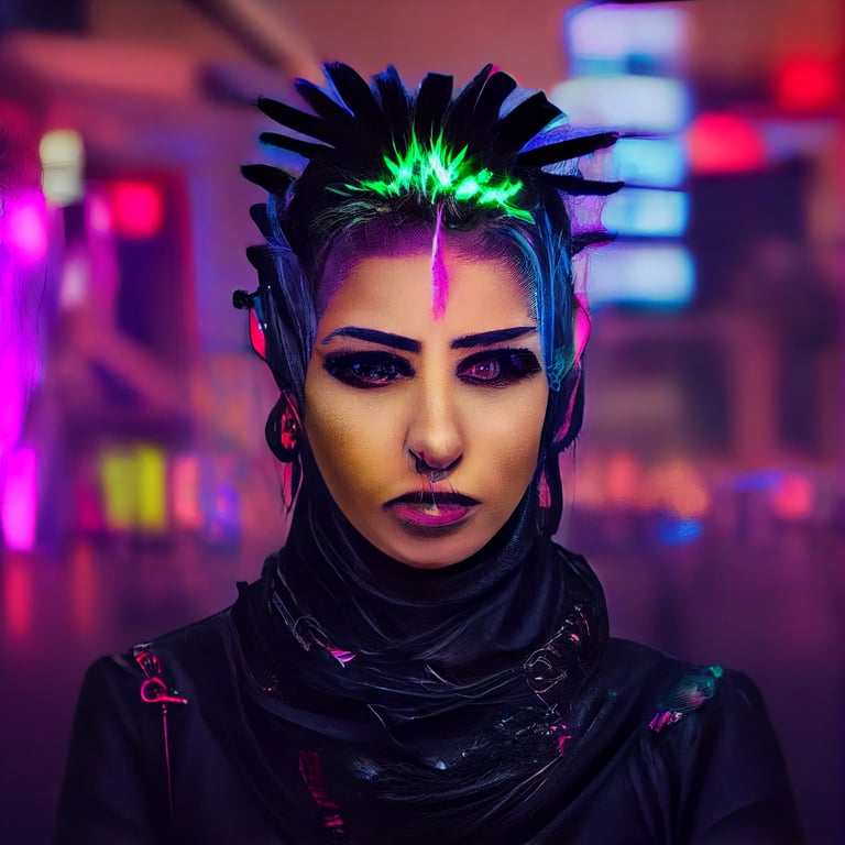 Cyberpunk Makeup | Saubhaya Makeup