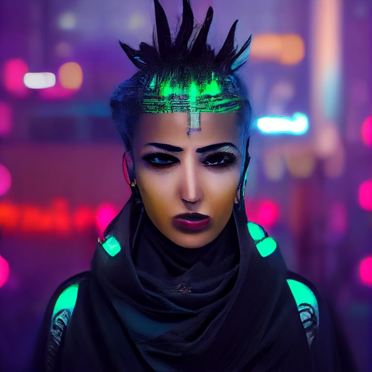 Cyberpunk Makeup | Saubhaya Makeup