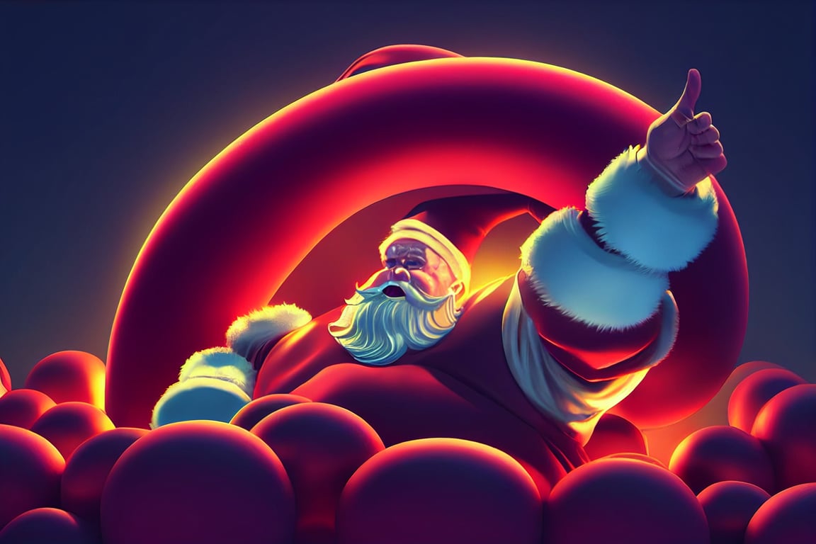 3d Santa Claus Wallpaper