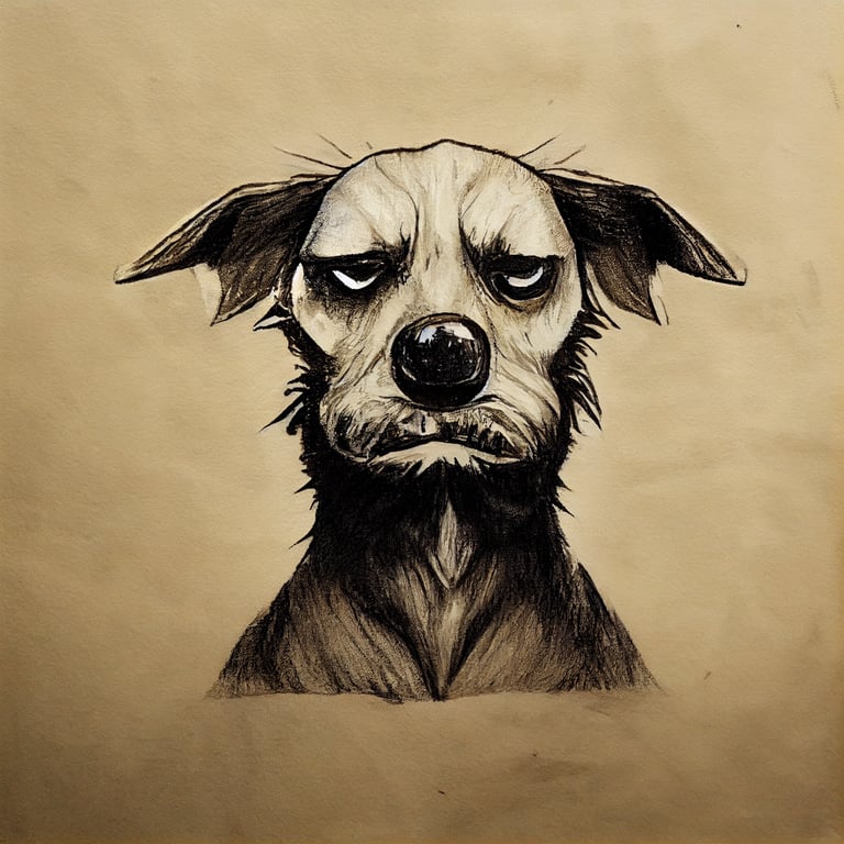 How To Draw A Mean Dog