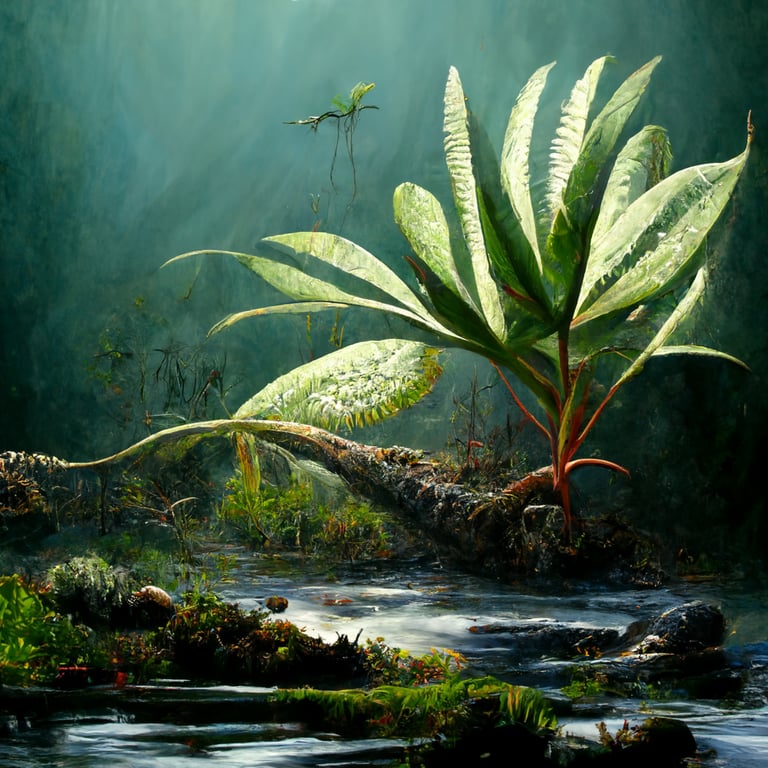 Prehistoric Tropical Plants