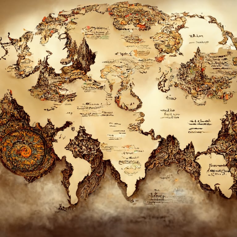 Fantasy World Map