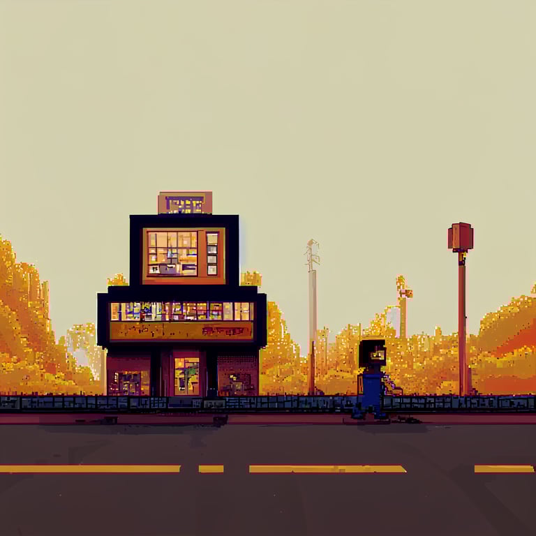 Pixel Art Street