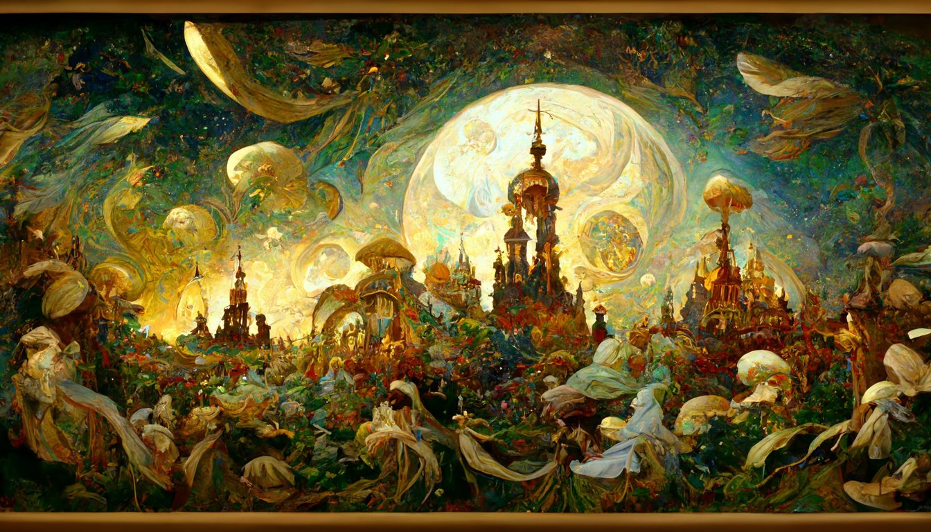 Art Nouveau Oil Paintings