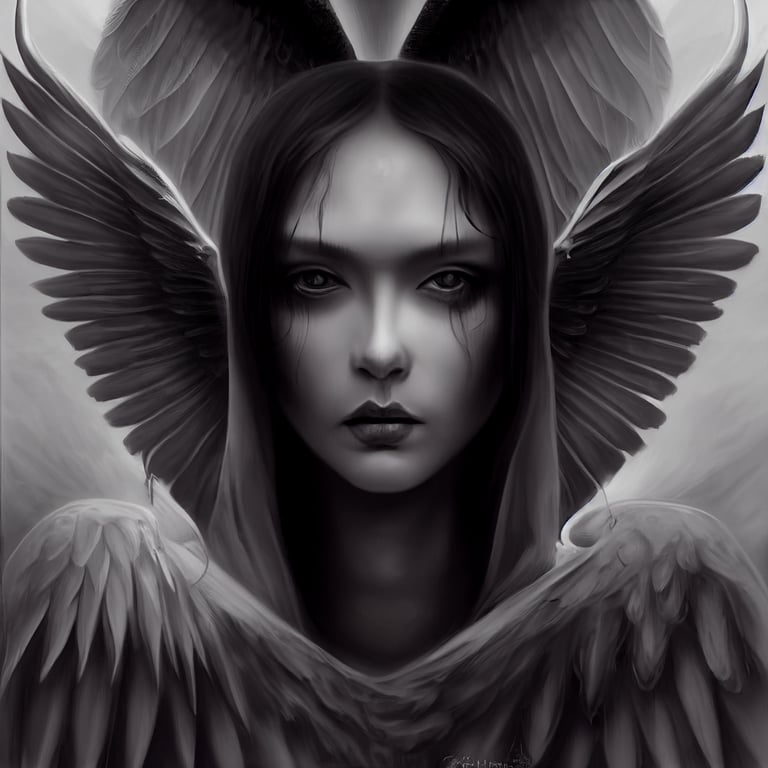 Sexy Female Angel Of Death