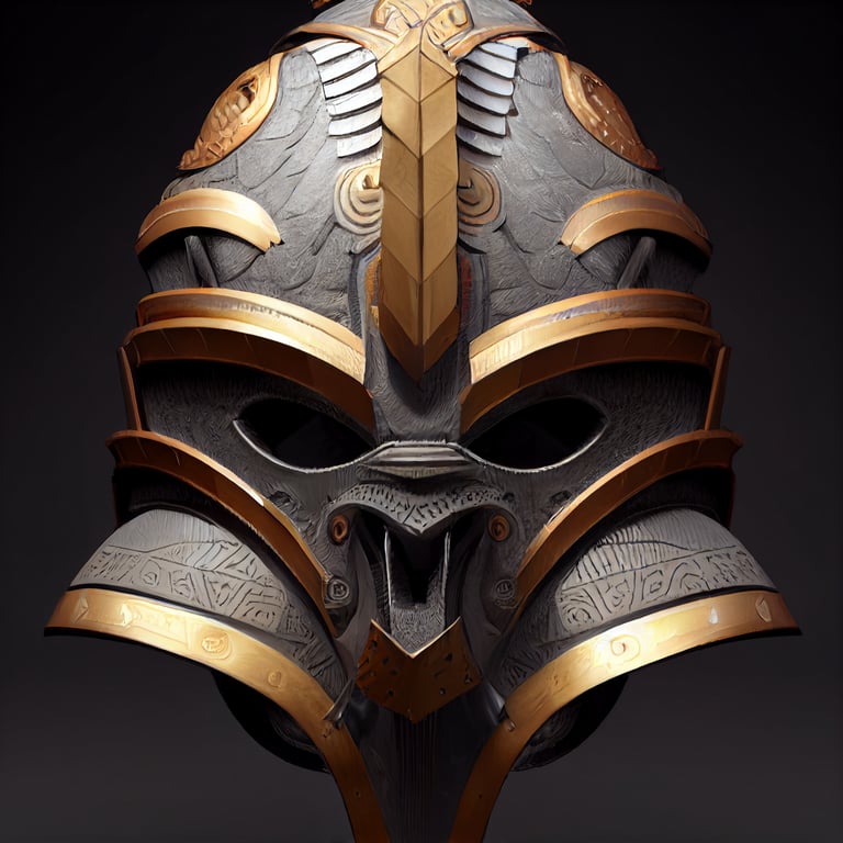 Aztec Eagle Warrior Helmet