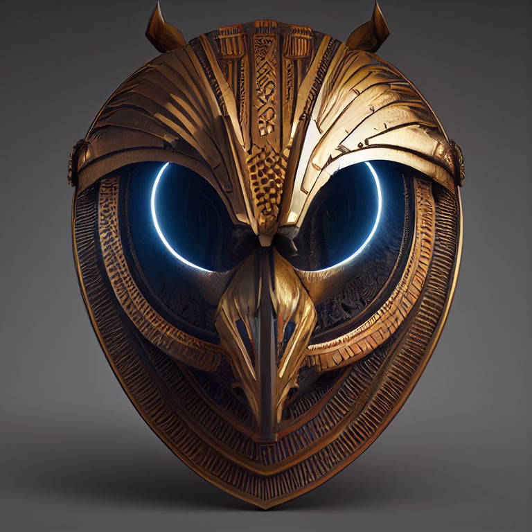 Aztec Eagle Warrior Helmet