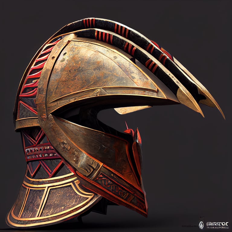 Aztec Eagle Warrior Helmet