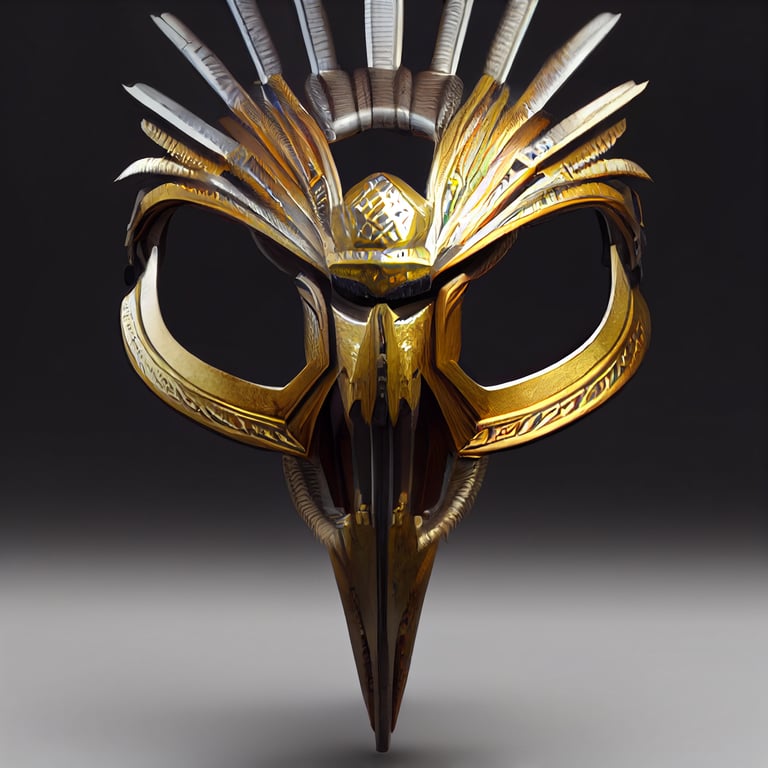 Aztec Eagle Warrior Helmet