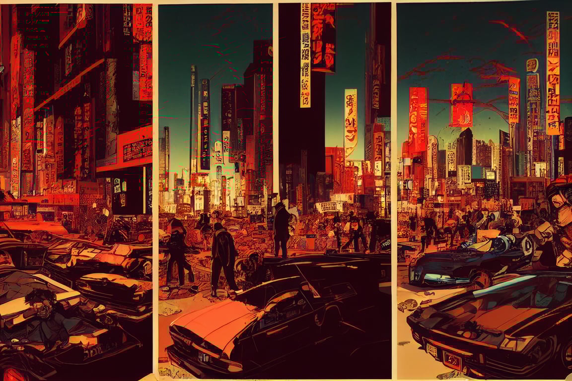 Comic Book City Background