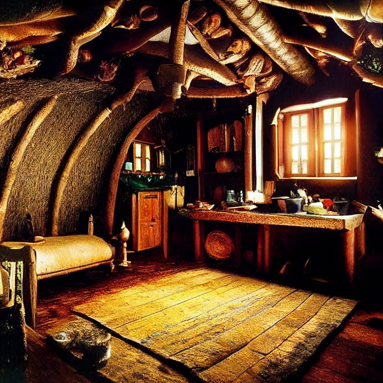 Hobbit Home Interior