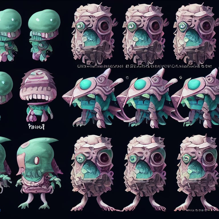Game Character Model Sheet