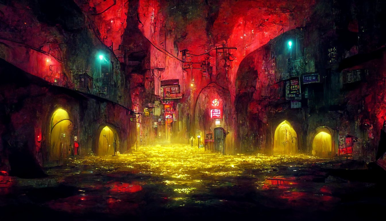 Anime Background Art City