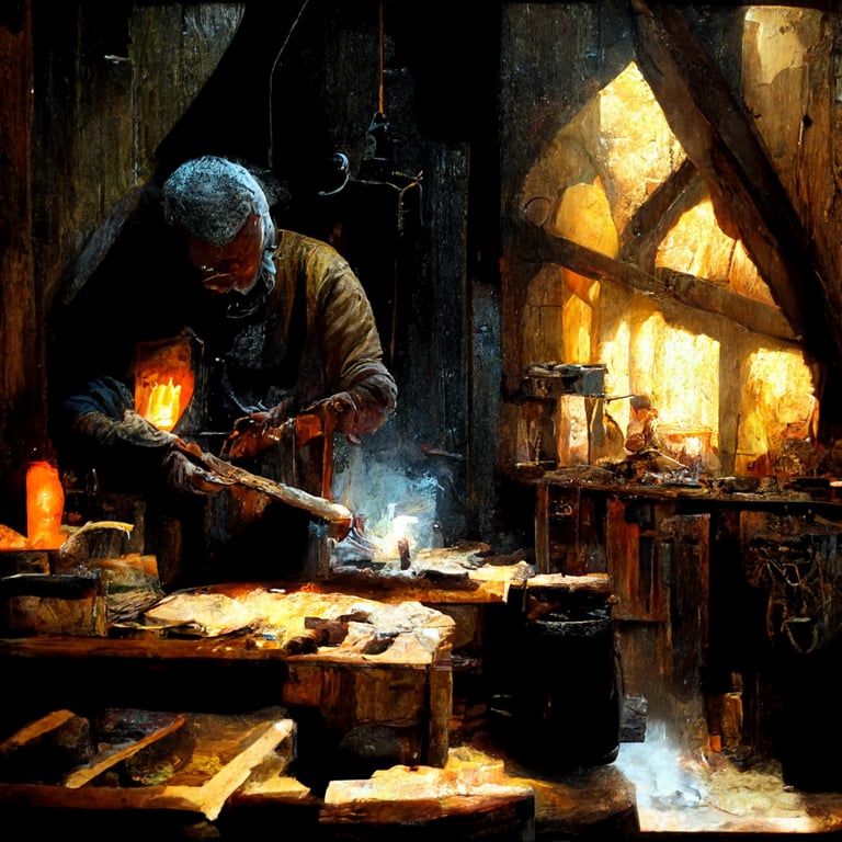 Medieval Blacksmith Weapons