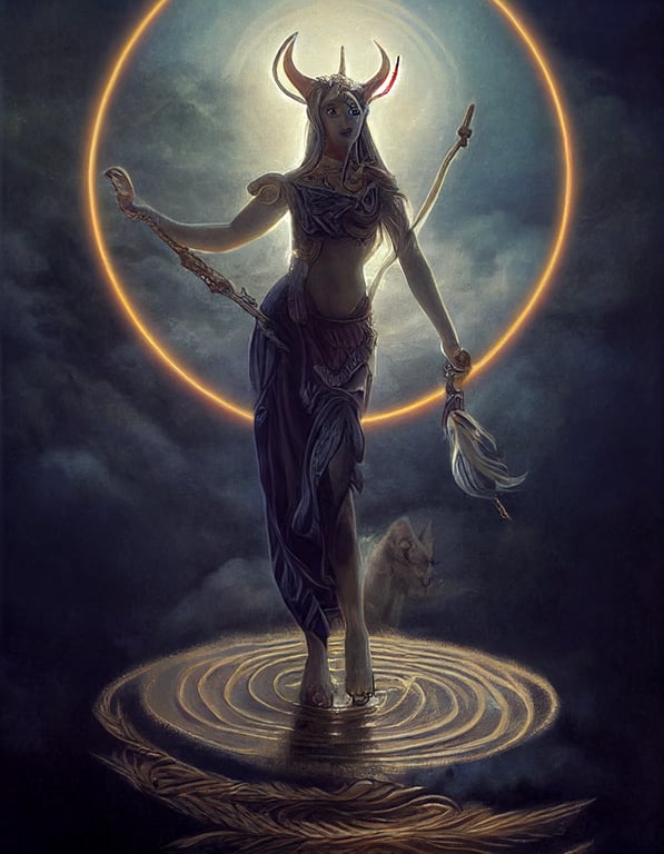 Freya Norse Goddess Art