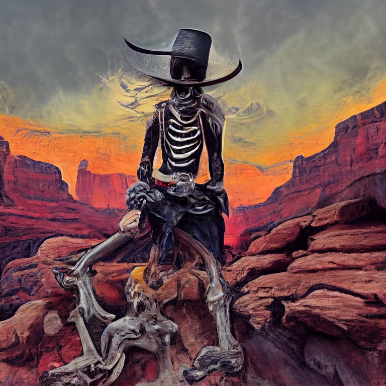 Skeleton Cowboy Pictures