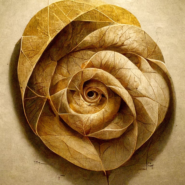 Fibonacci Sequence Rose