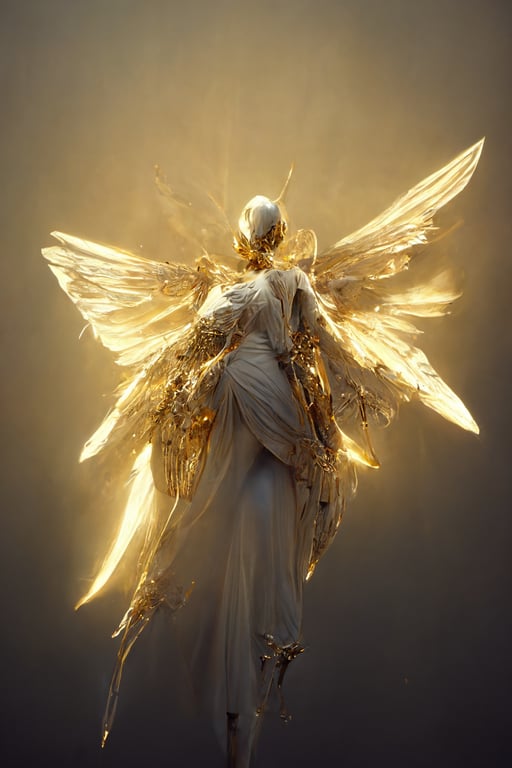 Angel Wings Folded