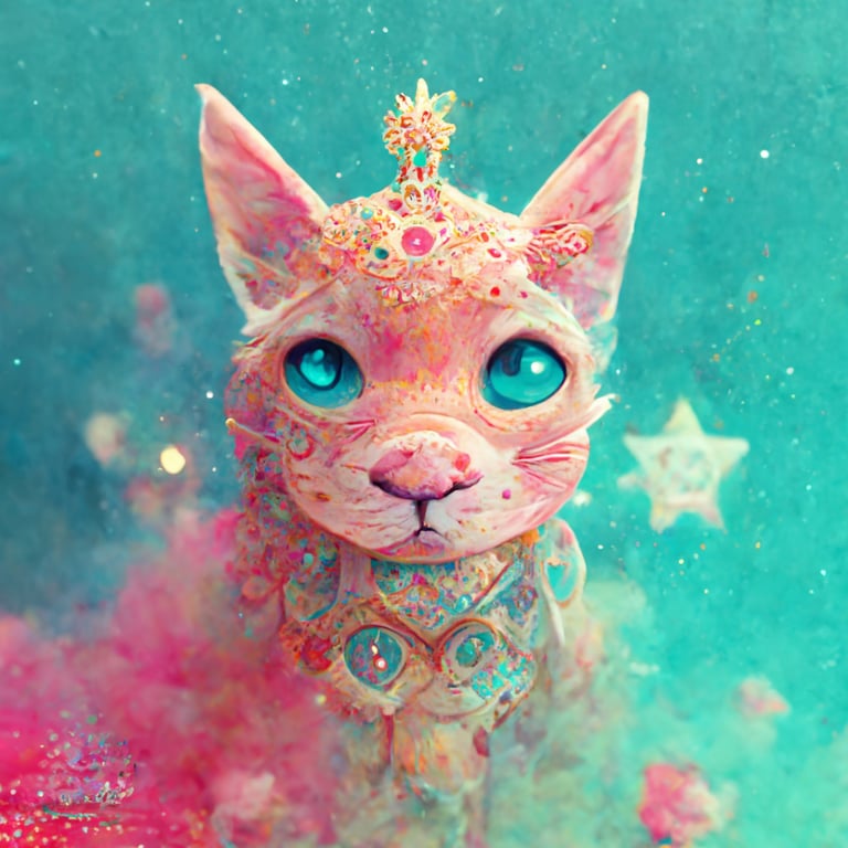 Psychedelic Cat Tumblr