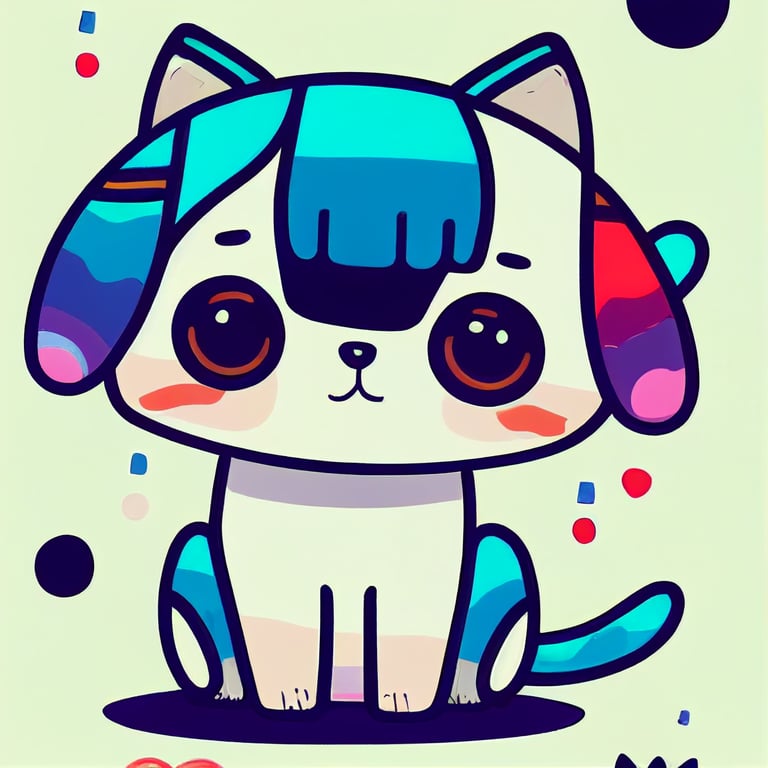 Cute Anime Chibi Cat