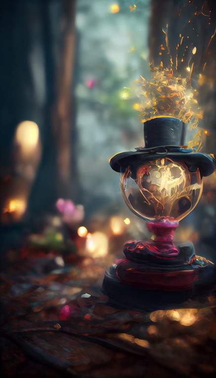 prompthunt: the magician, conjure a beautiful magic with a magic wand ...
