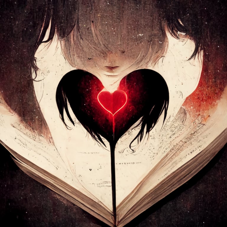 Dark Heart Drawings